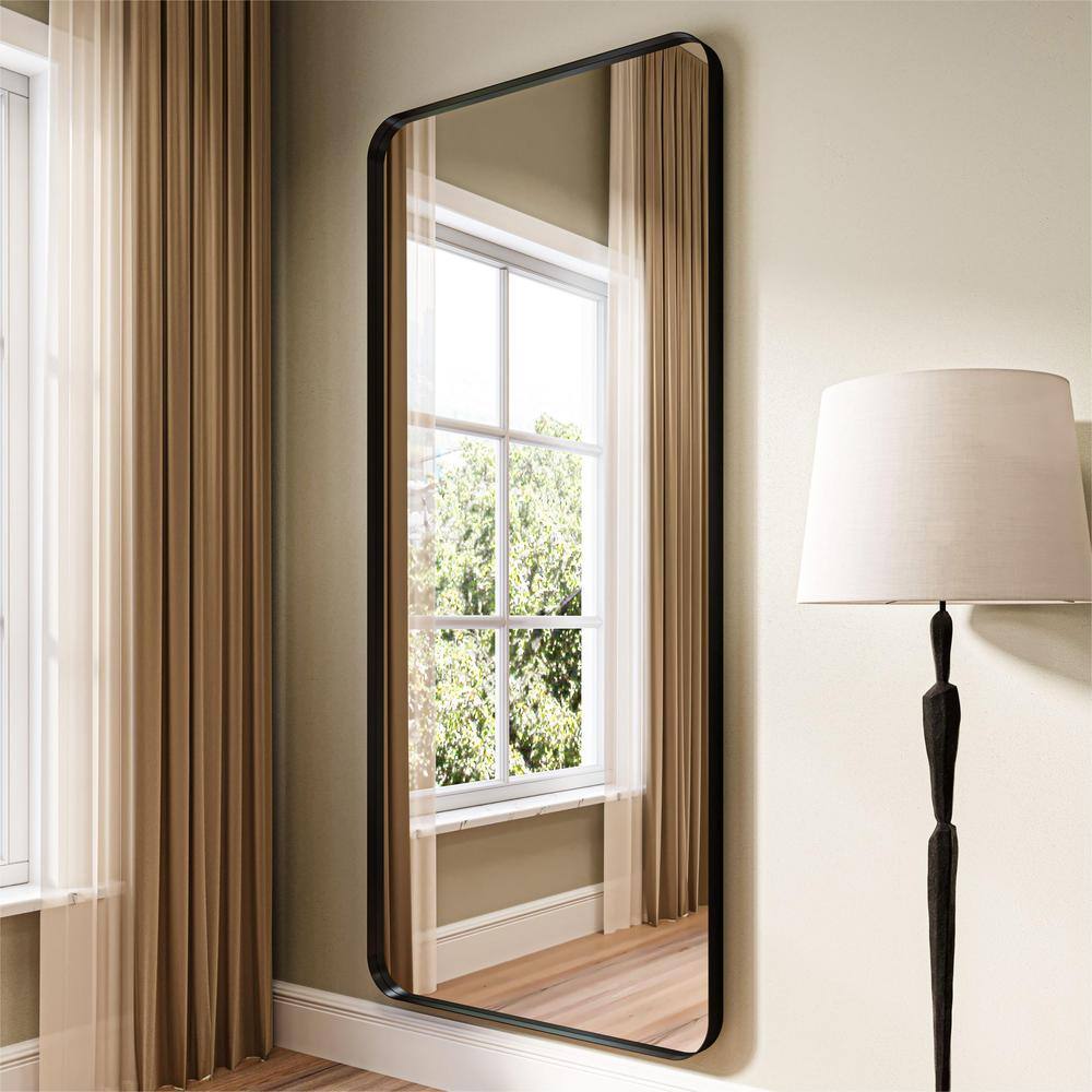 ORGANNICE 32 in. W x 72 in. H Rectangular Modern Wall Mount Mirror ...