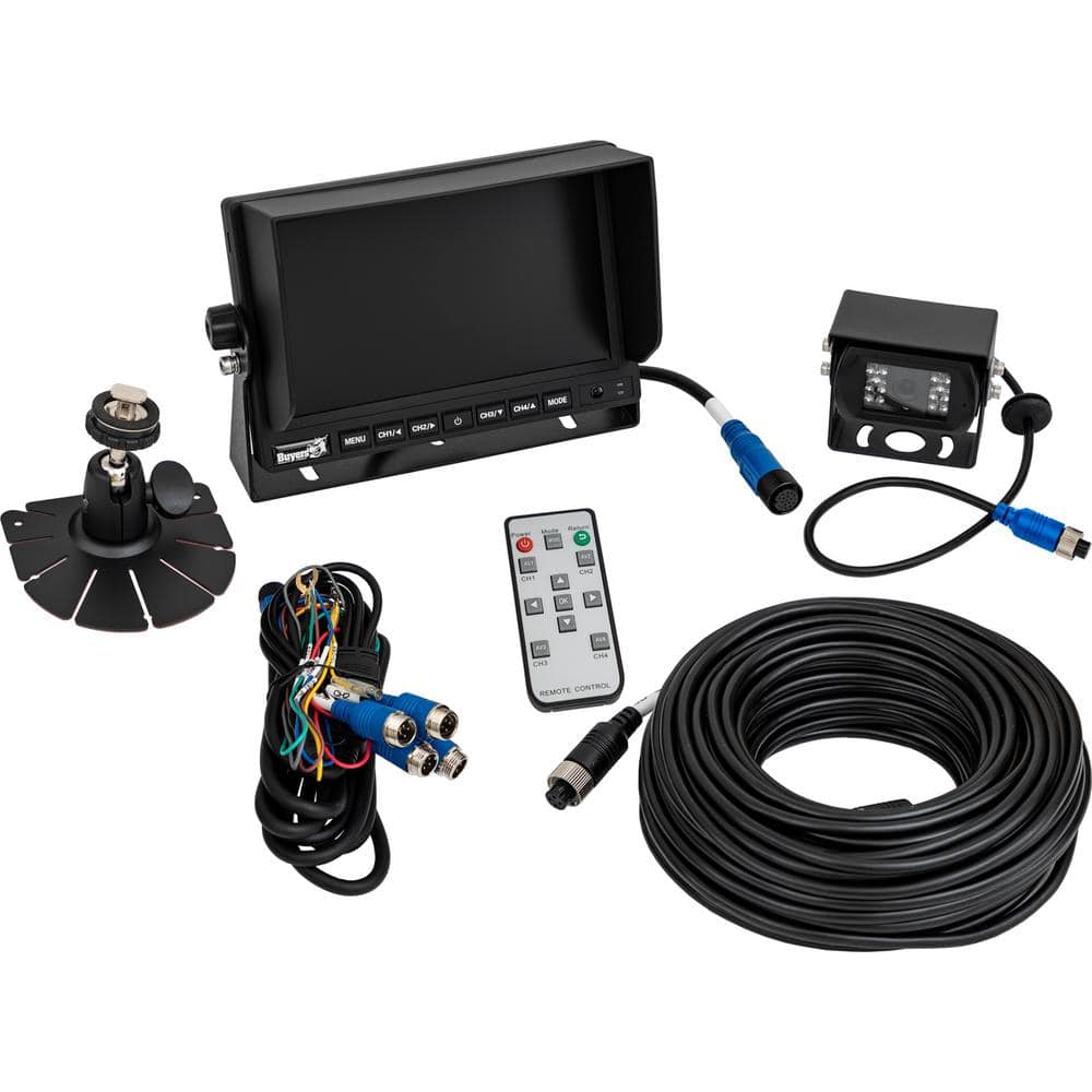 BUYERS PRODUCTS Rear View Reverse Backup Camera System w/ Night Vision ...