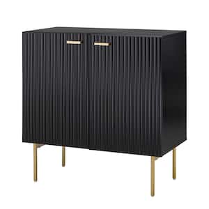 JAYDEN CREATION Salayar Acorn 2-Door Accent Storage Cabinet with Rattan ...