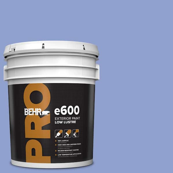 BEHR PRO 5 gal. #600B-4 Pageant Song Low Luster Exterior Paint PR62005 ...