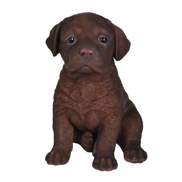 HI-LINE GIFT LTD. Chocolate Labrador Puppy 87771-S - The Home Depot