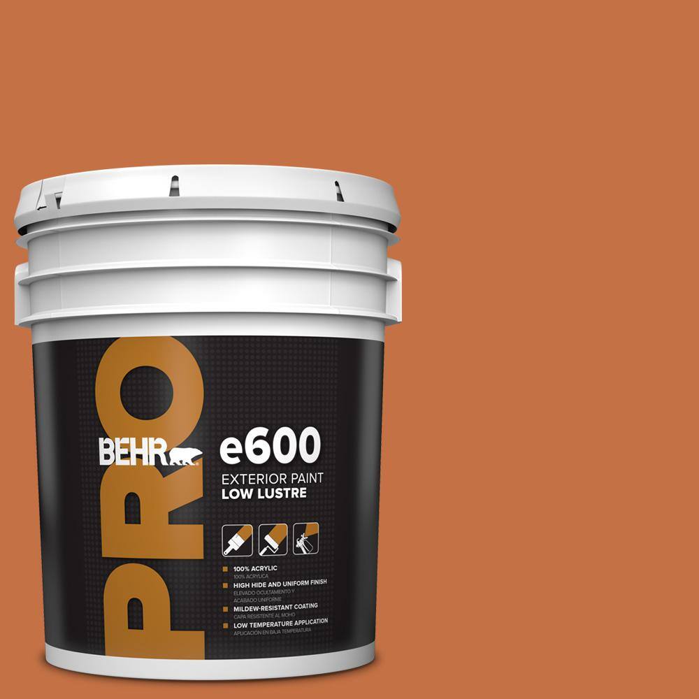 BEHR PRO 5 gal. #M220-7A Fall Foliage Low Luster Exterior Paint PR62305 ...