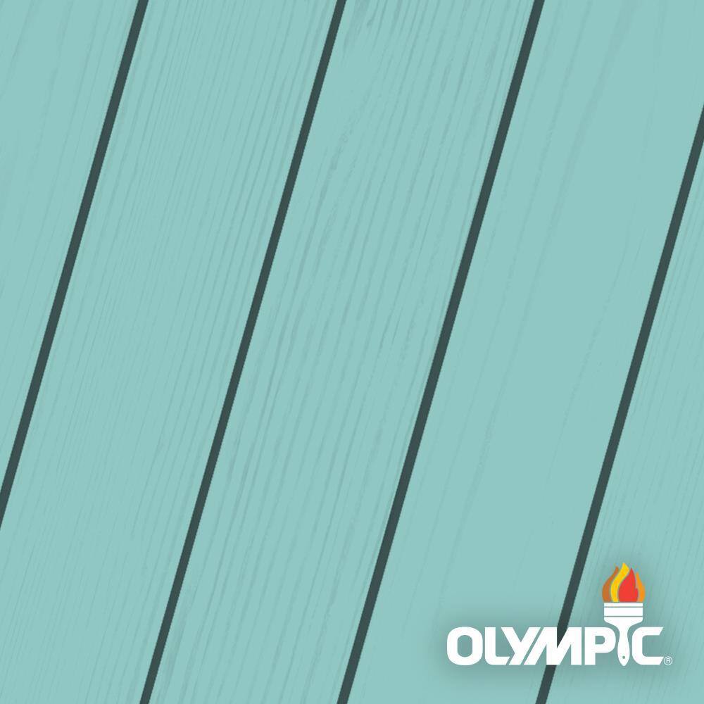 Olympic Maximum 1-gal. Temple Green Solid Color Exterior Stain and ...