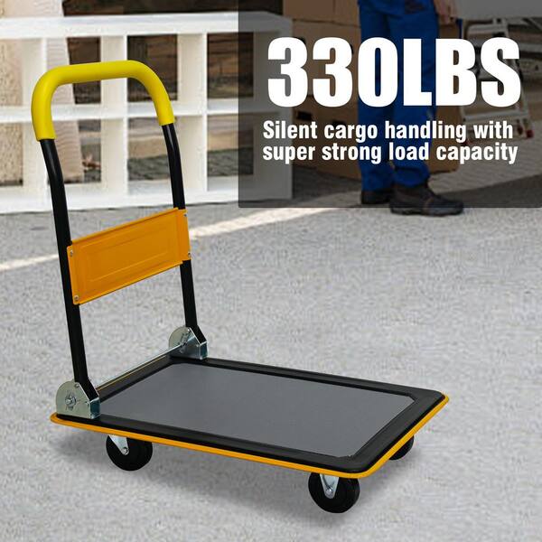 Dolly Trolleys For Sale Small Yellow Platform Truck Dolly - 500 Lb ...