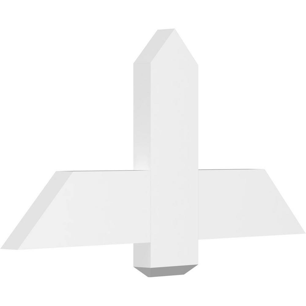 Ekena Millwork Eugene 36 in. W x 18 in. H x 2 in. D Signature ...