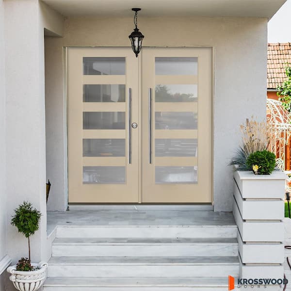 Prehung Double Entry Doors Rio 6 Lite Double Entry Door With Pre Hung