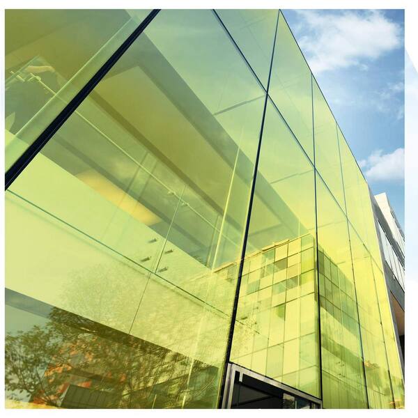 BuyDecorativeFilm 12 in. x 50 ft. CAYW Transparent Color Yellow Window ...