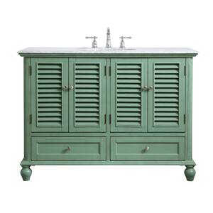 Timeless Home 48 in. W x 22 in. D x 35 in. H Single Bathroom Vanity in ...