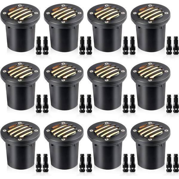 Lukyamzn Low Voltage 1200 Lumen Black Plug-in Integrated LED Light ...