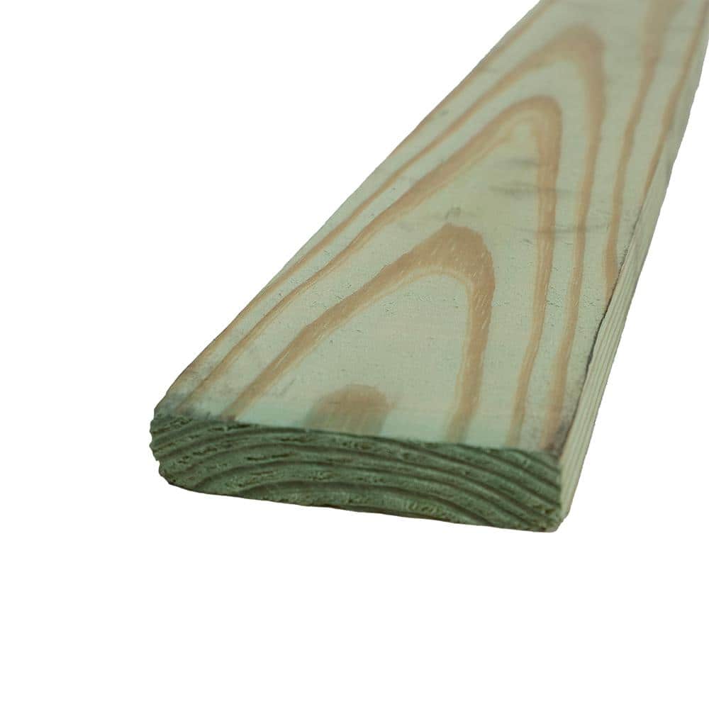 1 in. x 4 in. x 16 ft. #2 Pressure Treated Borate Lumber 12502W2 - The ...