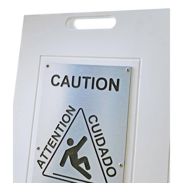 Caution Wet Floor Sign White