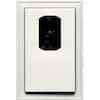 Builders Edge 8.125 in. x 12 in. #123 White Jumbo Electrical Mounting ...