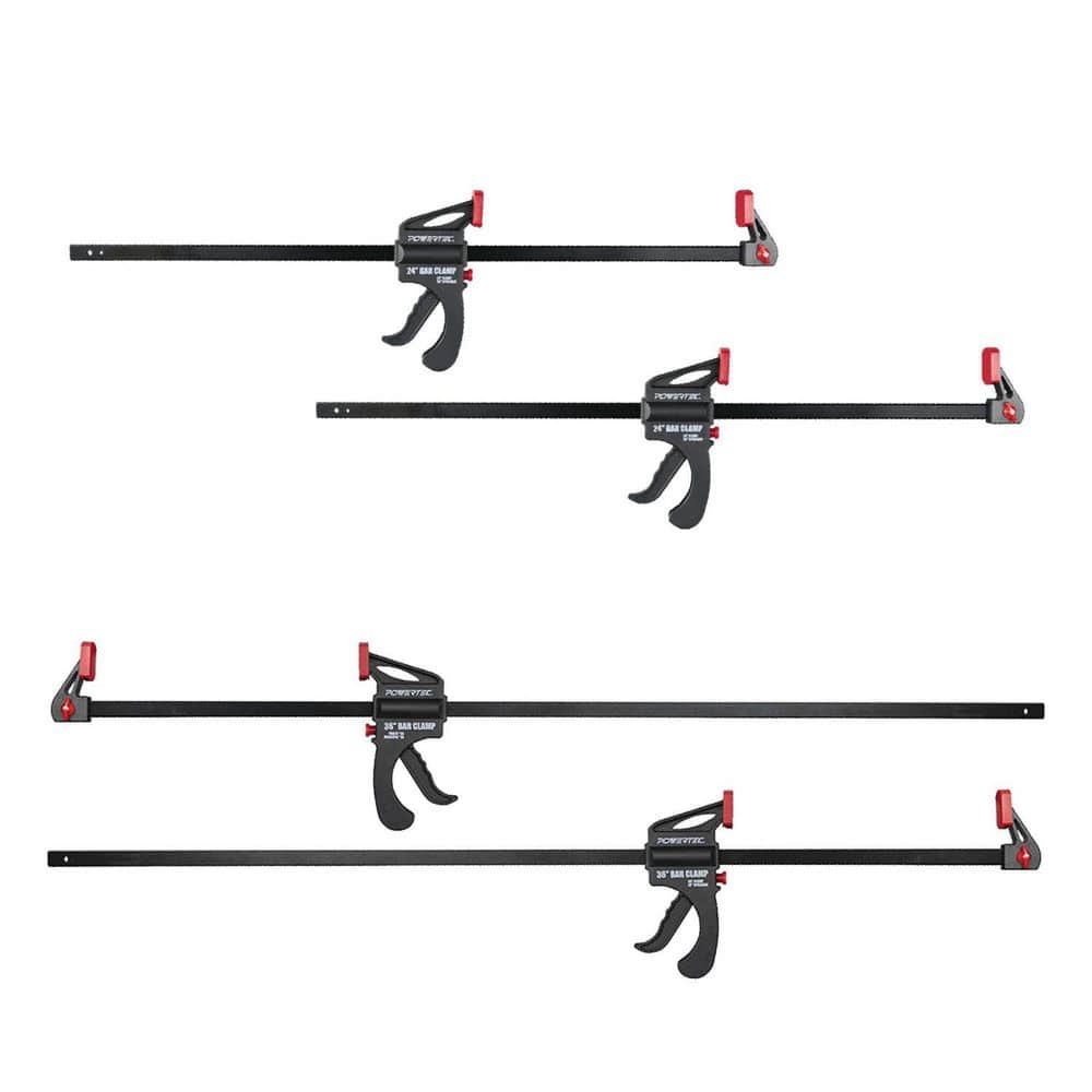 ‎POWERTEC Bar Clamps/Spreaders Set with 24 in. and 36 in. for ...