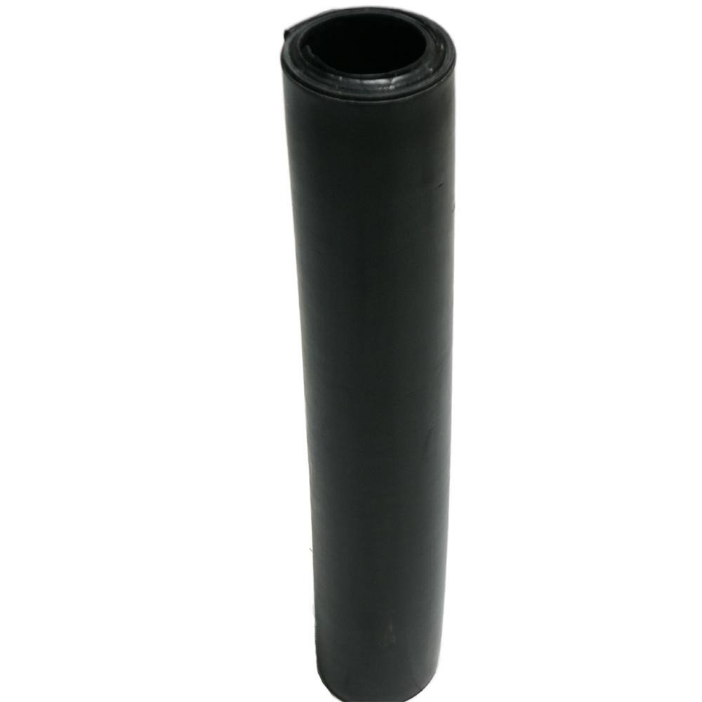 Rubber-Cal Neoprene Commercial Grade, Black, 45A, 0.031 in. x 3 in. x 3 ...
