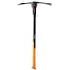 Fiskars Iso Core 5 lbs. Forged Steel 36 in. Pickaxe with Fiberglass ...