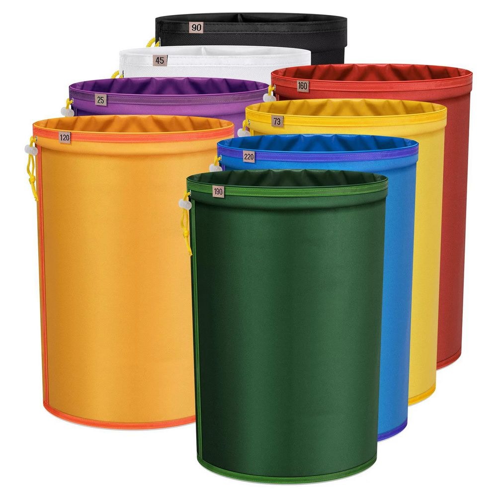 VIVOSUN Multi-Color 1 Gal. Herbal Ice Bubble Hash Bag Kit (8-Pack ...