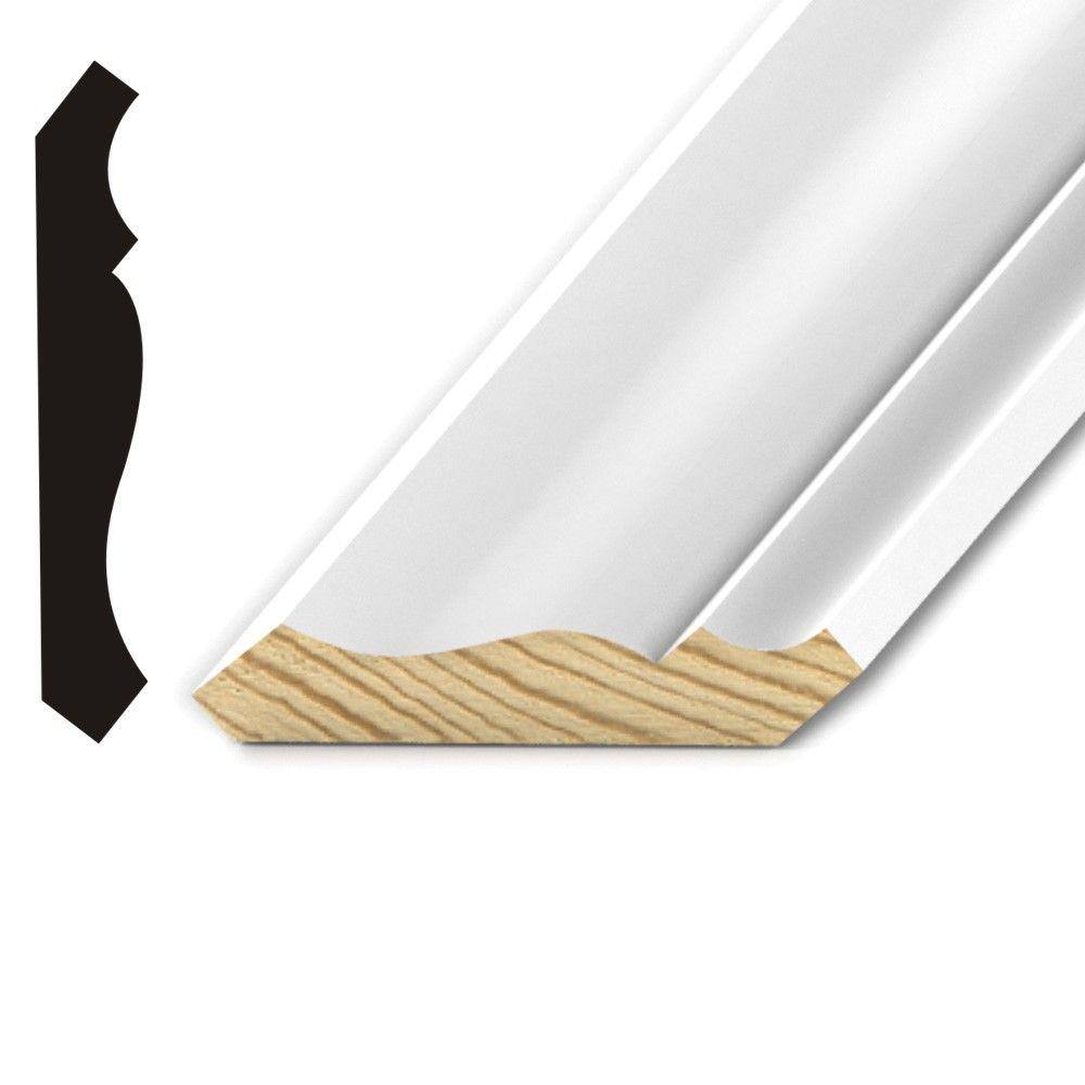 Kelleher 5/8 in. x 192 in. Primed Pine Crown Moulding P286PR - The Home ...