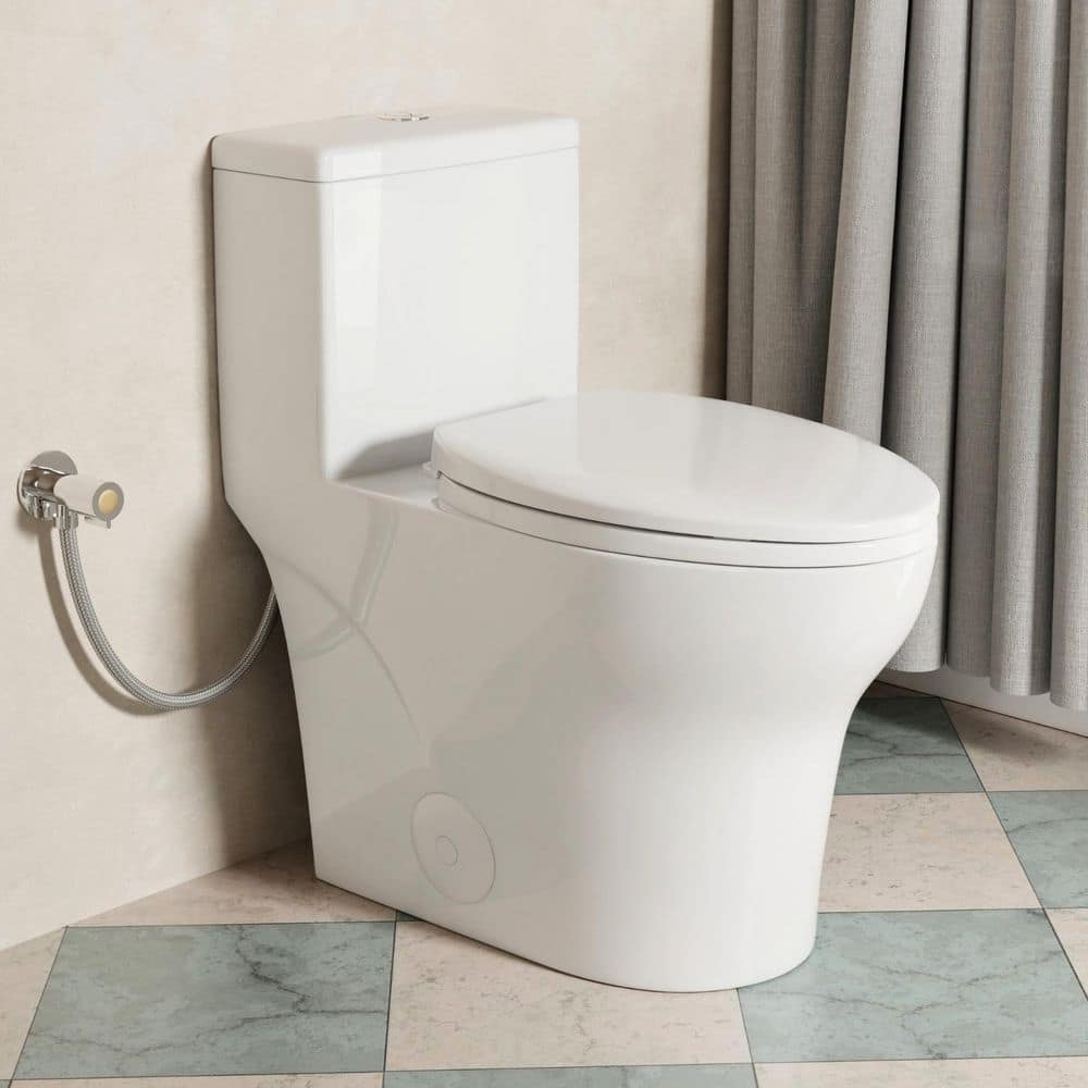 Have a question about Los Flexi 17" Elongated One-Piece Toilet Glossy ...