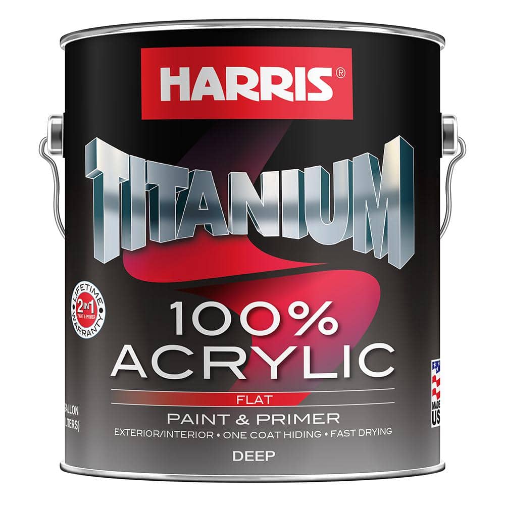 Reviews for Harris Titanium 1 gal. Flat Latex Deep Base Exterior ...