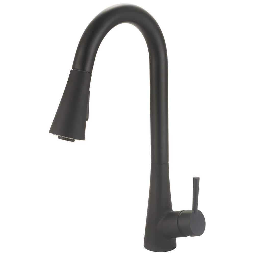 Olympia Faucets i2 Single Handle Pull-Down Sprayer Kitchen Faucet with ...