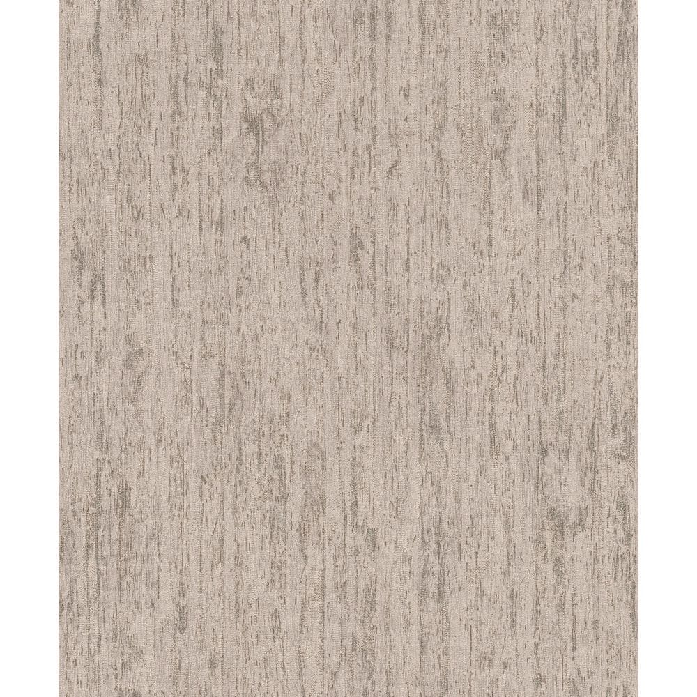 Woods and Wicker Collection Grey Tree Bark Effect Metallic Finish Vinyl ...