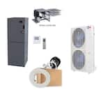 Pioneer Multi 48,000 BTU 4 Ton 22.5 SEER Quad (4) Zone Wall Mount Air Conditioner Heat Pump, 230 ...