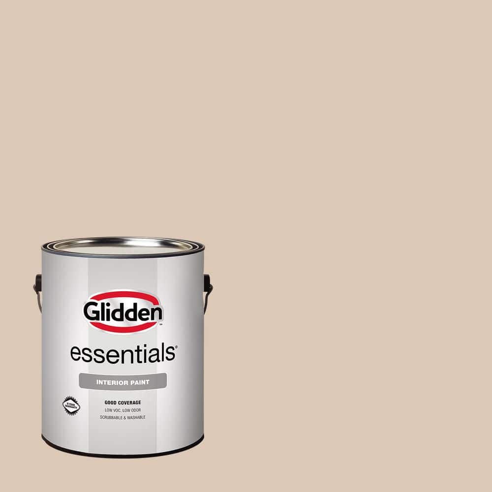 Glidden Essentials 1-gal. PPG1079-3 Cocoa Cream Semi-Gloss Interior ...