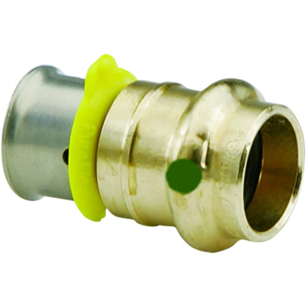 Viega PureFlow 3/4 in. Press Zero-Lead Bronze Transition Coupling (10-Pack) 99640 - The Home Depot