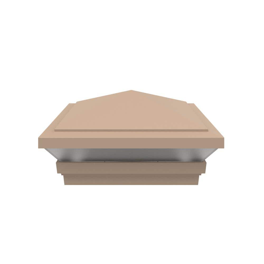 RDI Pinnacle LED Post Top in Wheat 73019363 - The Home Depot