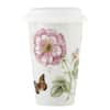 Lenox Butterfly Meadow 10 oz. Porcelain Mult-Color Travel Mug 837583 ...