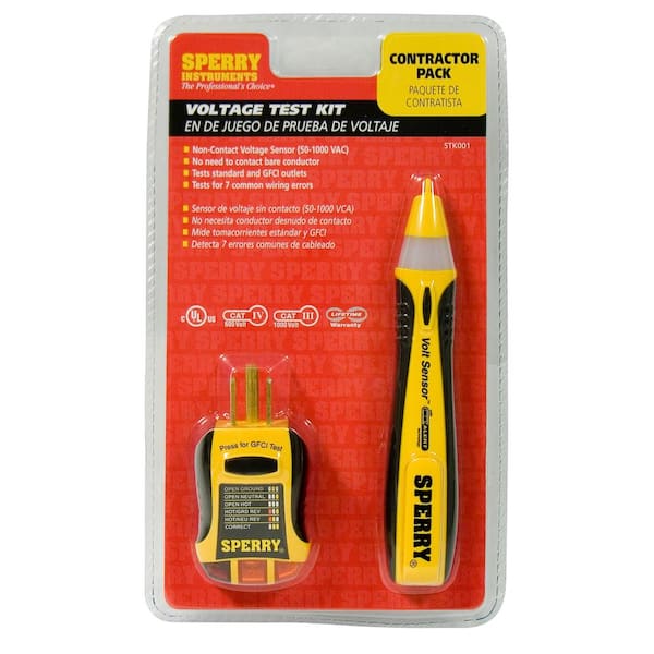 Sperry Voltage Test Kit VD6504 and GFI6302 STK001 The Home Depot