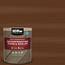 BEHR PREMIUM 5 gal. #ST-110 Chestnut Semi-Transparent Waterproofing ...