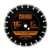 RIDGID 12 in. Dual-Purpose Diamond Blade HD-CC12X - The Home Depot