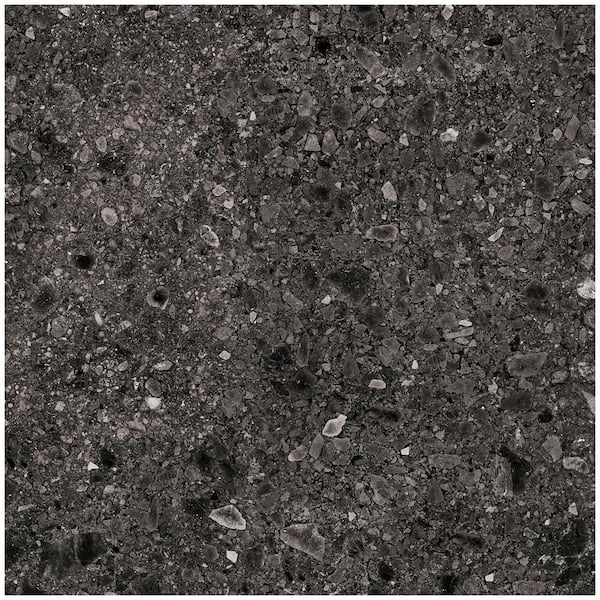 Ivy Hill Tile Luxe Terrazzo Charcoal 4 in. x 0.35 in. Matte Terrazzo ...