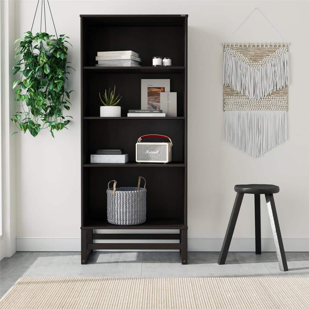 RenHome Talo 4 Shelf Bookcase, Espresso 3016309RR - The Home Depot