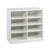 HomeVisions White Open Storage Cabinet 425028 - The Home Depot