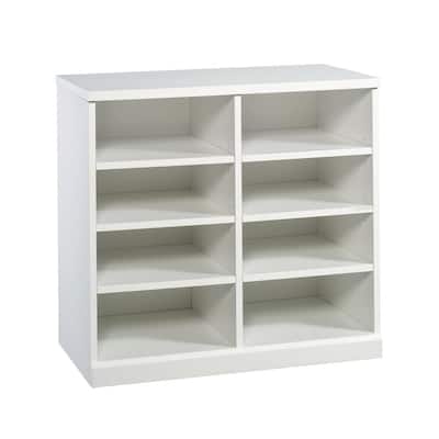 HomeVisions White Storage Cabinet with Drawers 425029