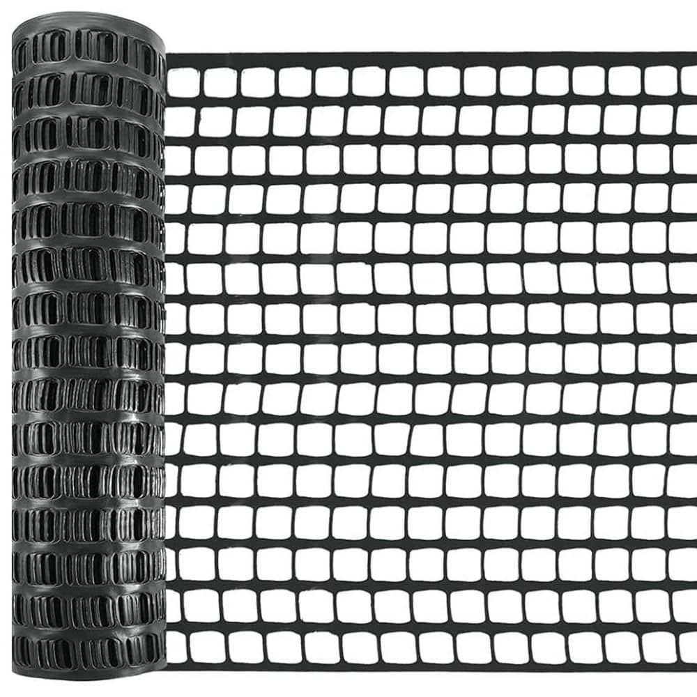 KIWDZFU Plastic Garden Fence Roll Safety Barrier with 1.2 in. Mesh ...