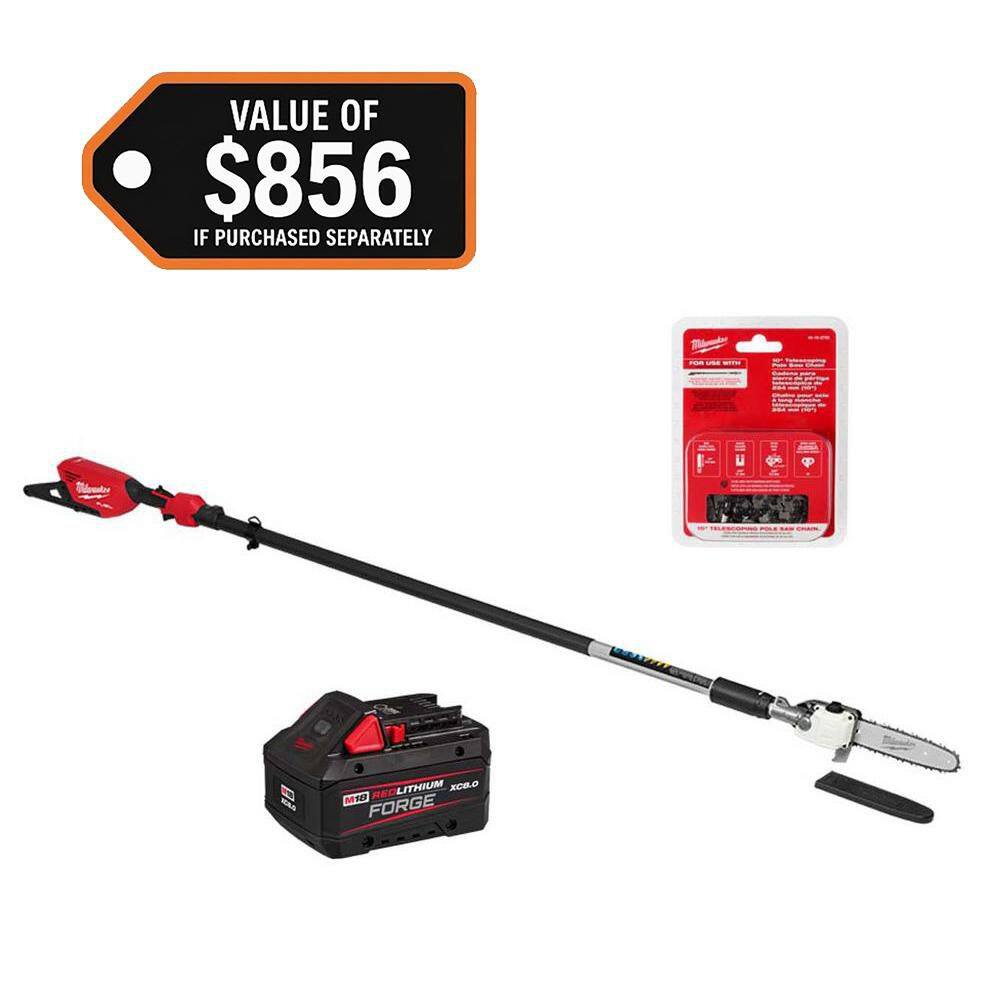 Milwaukee M18 FUEL 10 in. 18V Lithium-Ion Brushless Electric Cordless ...