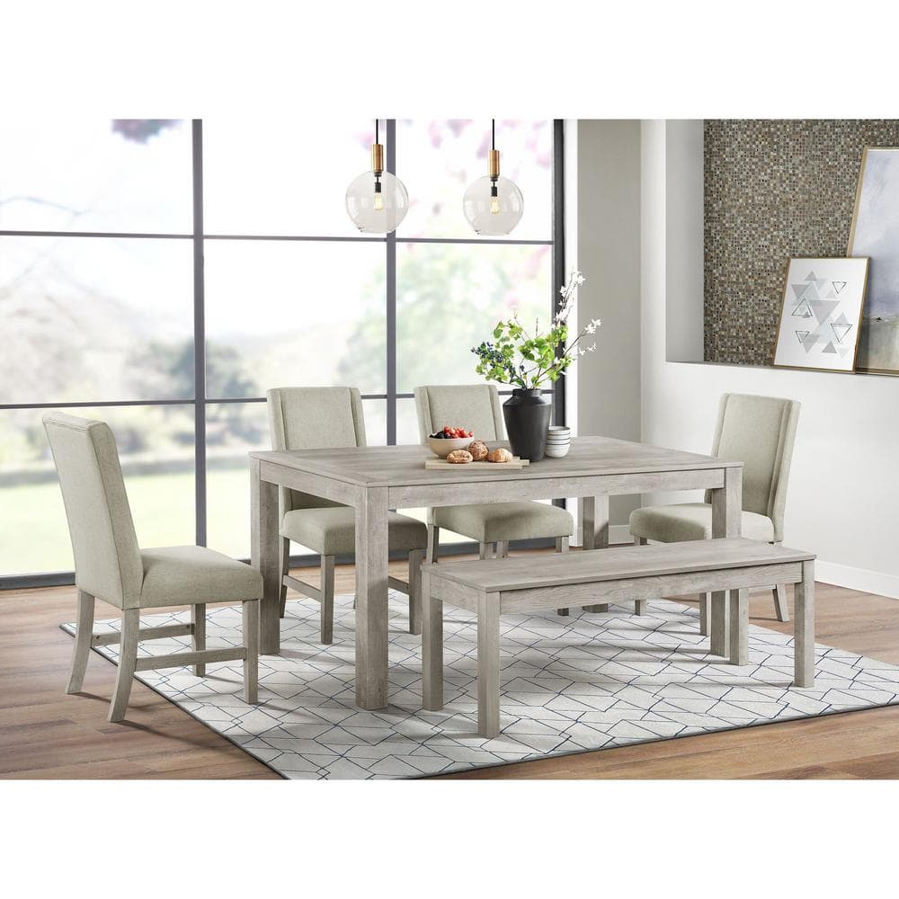 Picket House Furnishings Holmes White Wood Constructed of MDF with ...