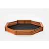 Creative Cedar Designs Octagon 6.5 ft. x 7 ft. Wood Sandbox Kit with ...