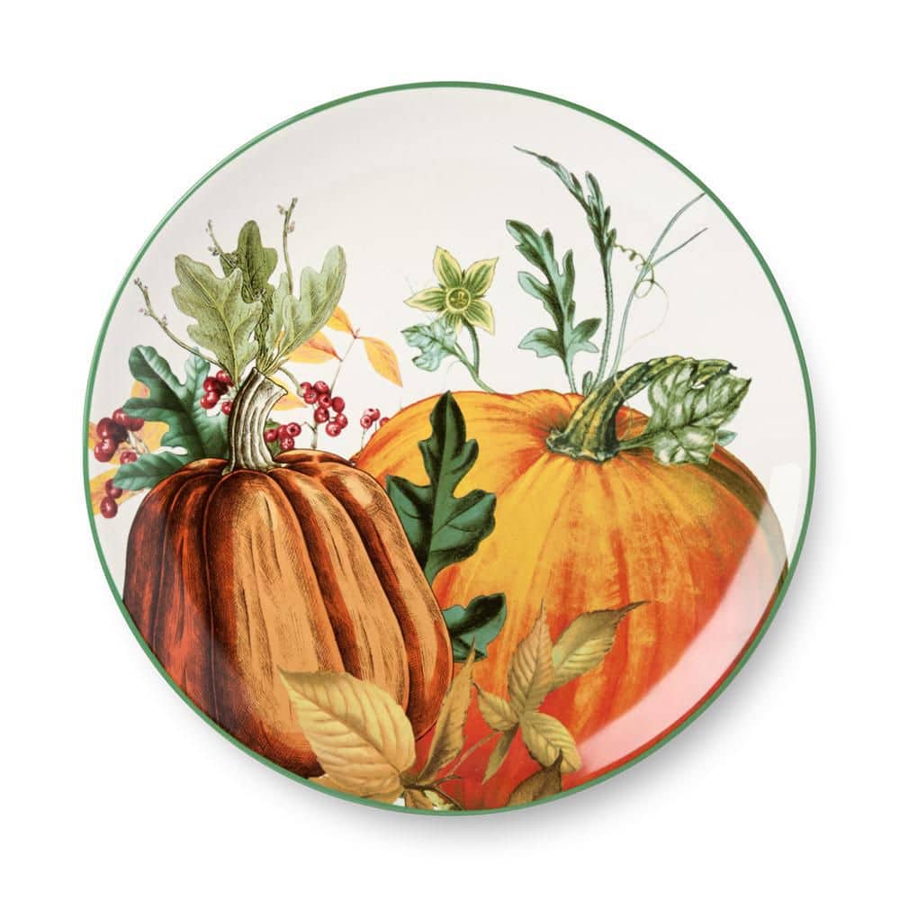 Certified International Harvest Fields Multicolored Dinner Plates 11 in ...