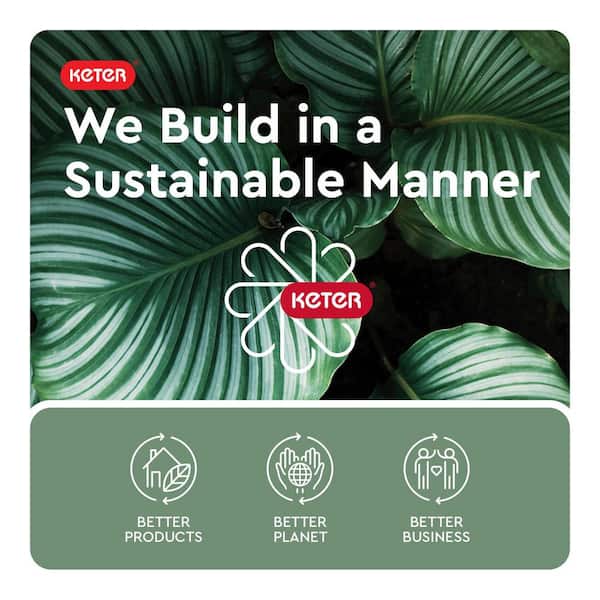 Reviews for Keter Eastwood 150 Gal. Weather Resisitant Large Plastic ...