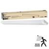 Commercial Electric 4 ft. 64-Watt Equivalent Motion Sensing Integrated ...