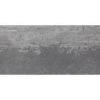 Metro Grey 12 in. x 24 in. Rectified Matte Glazed Porcelain Floor and ...