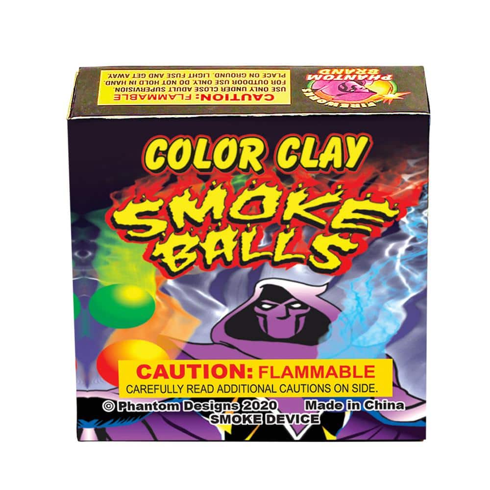 Clay Color Smoke Balls P-004 - The Home Depot