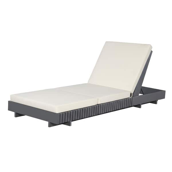 CHRISTOPHER KNIGHT HOME Lillian Modern Dark Gray Solid Wood Patio ...