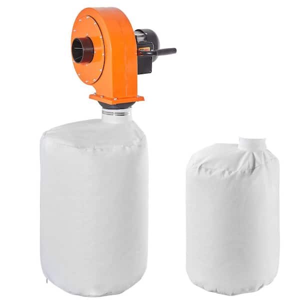 SKYSHALO Wall Mount Dust Collector 1 HP 560 CFM, Woodworking Dust ...