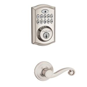Kwikset SmartCode 260 Traditional Satin Nickel Keypad Single Cylinder ...