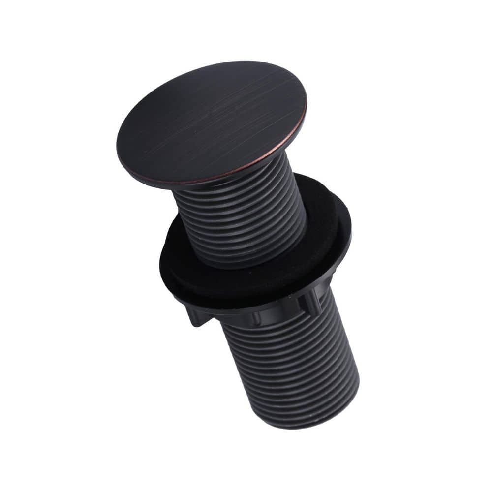 AVITAS 1.71 in. x 3.29 in. Kitchen Round Sink Hole Cover in Oil Rubbed ...